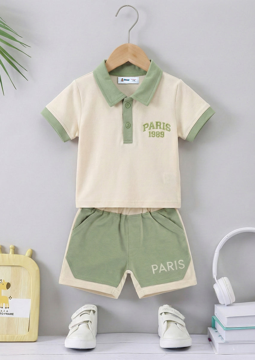 Urban Paris Panelled Polo Short Set – Branny