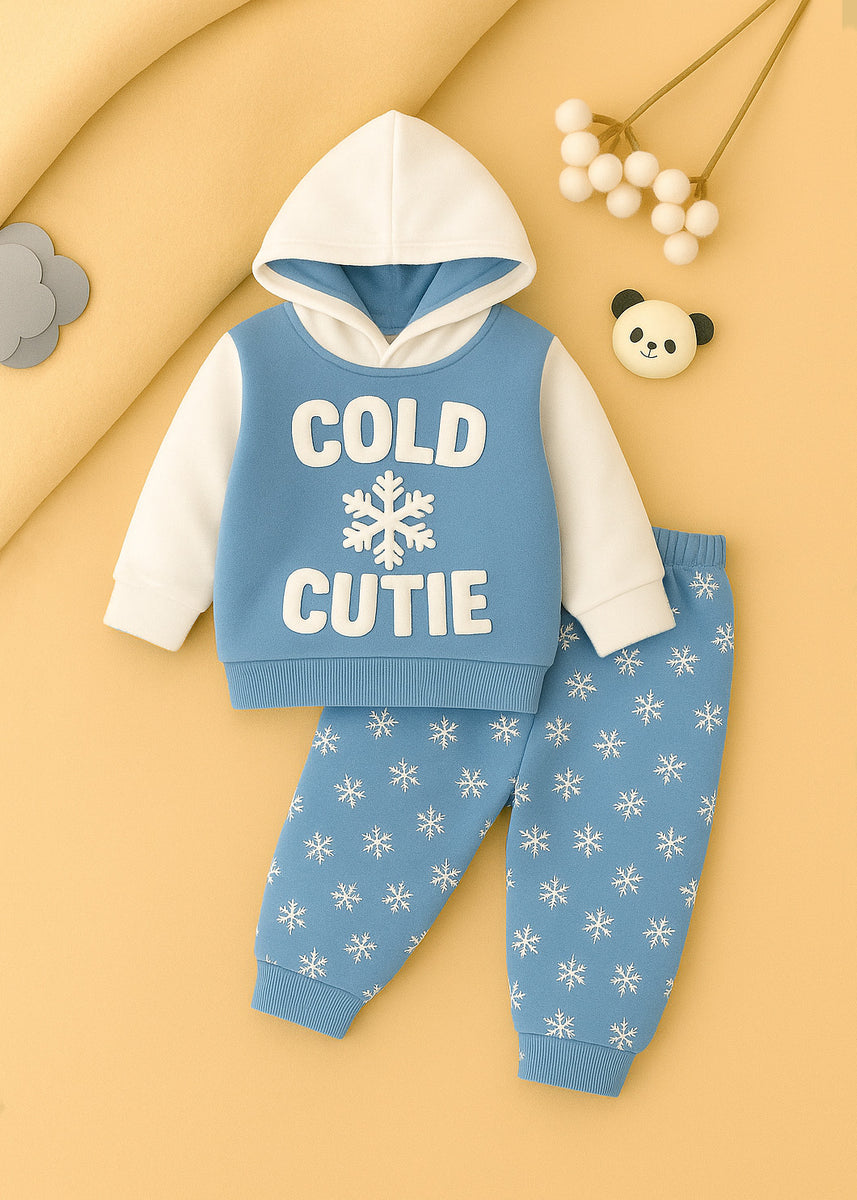 Cold Cutie Fleece Hooded Set – Branny