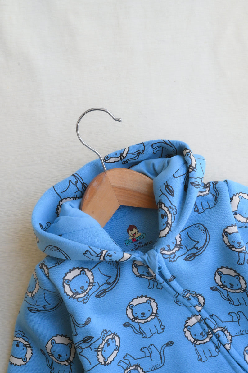 Mighty Cubs Fleece Hooded Sleepsuit – Branny