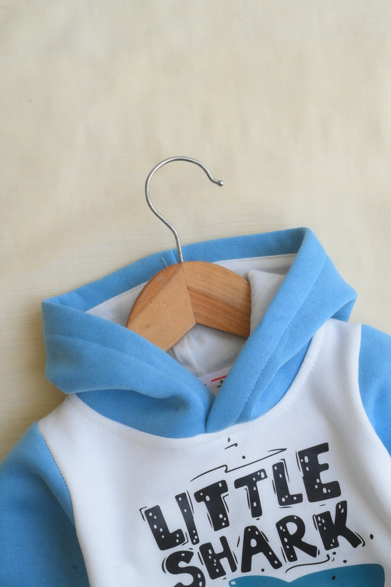 Little Shark Fleece Hooded Set – Branny