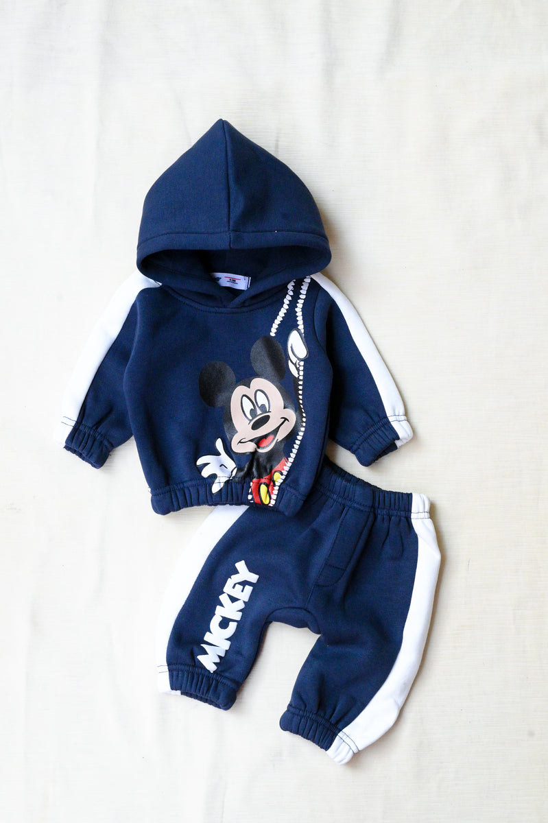Mickey Mouse Fleece Hooded Set – Branny
