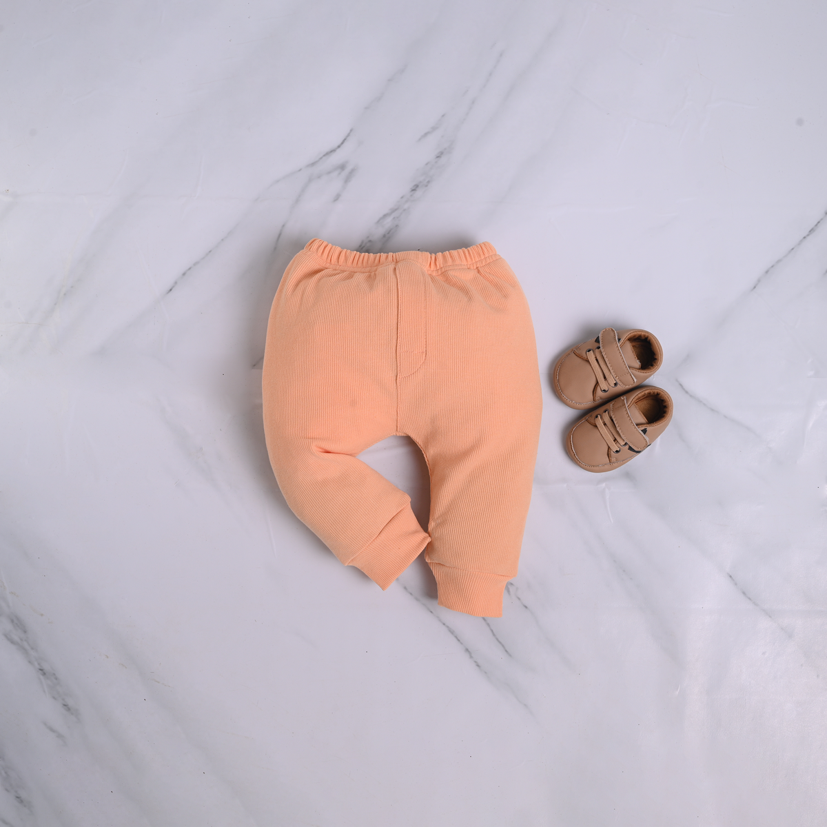 Ribbed High Neck Set (Orange) – Branny