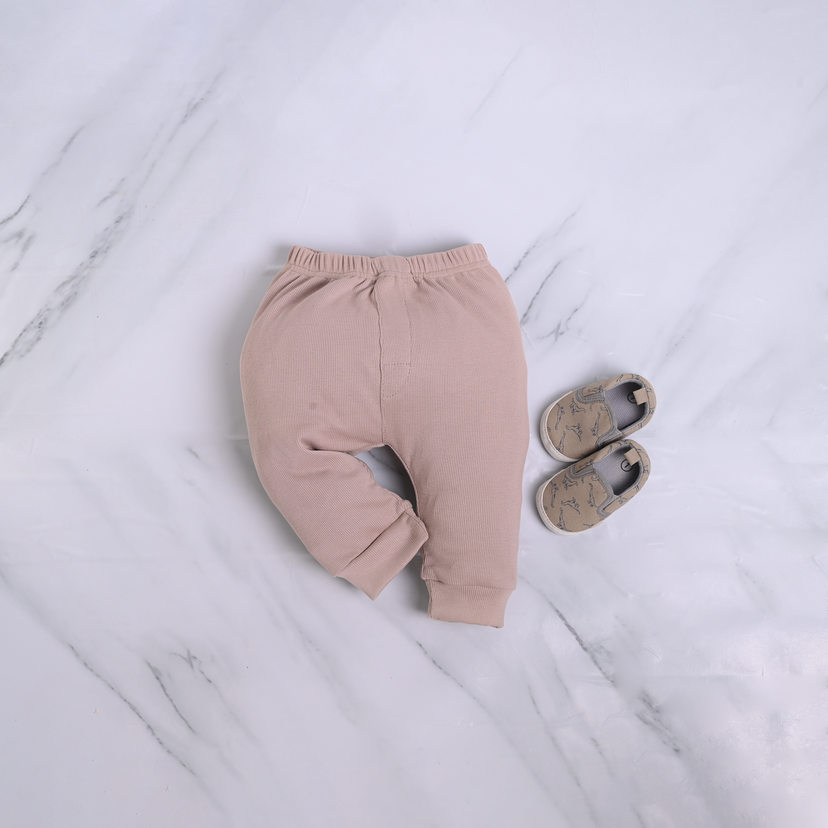 Ribbed High Neck Set (Light Brown) – Branny