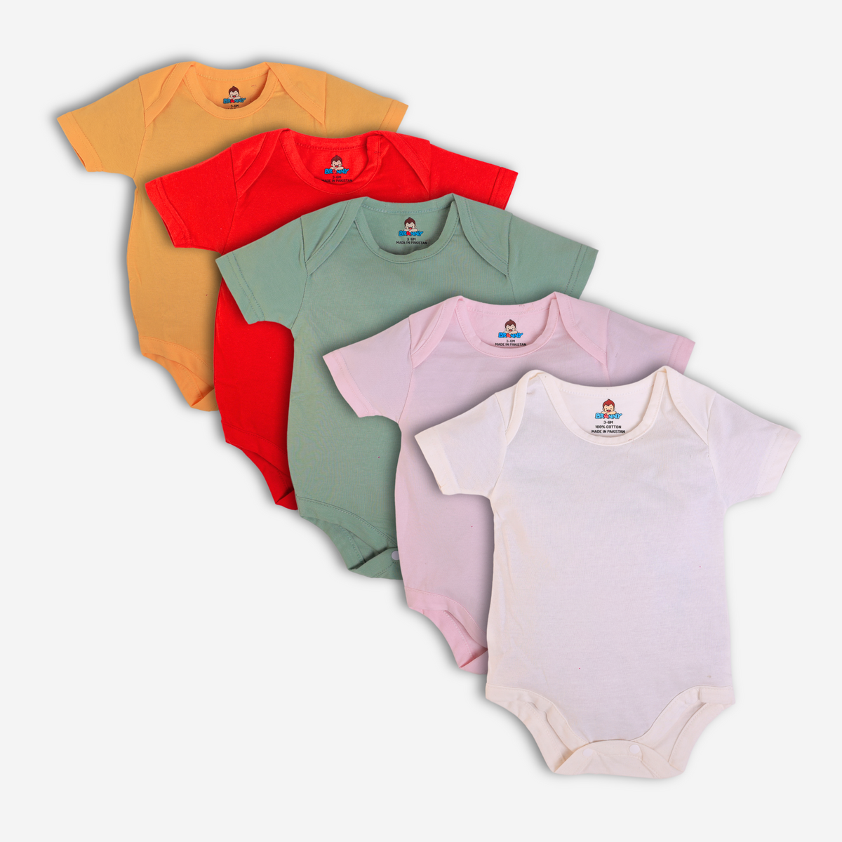 Pack Of Five Bodysuit Set (32) – Branny